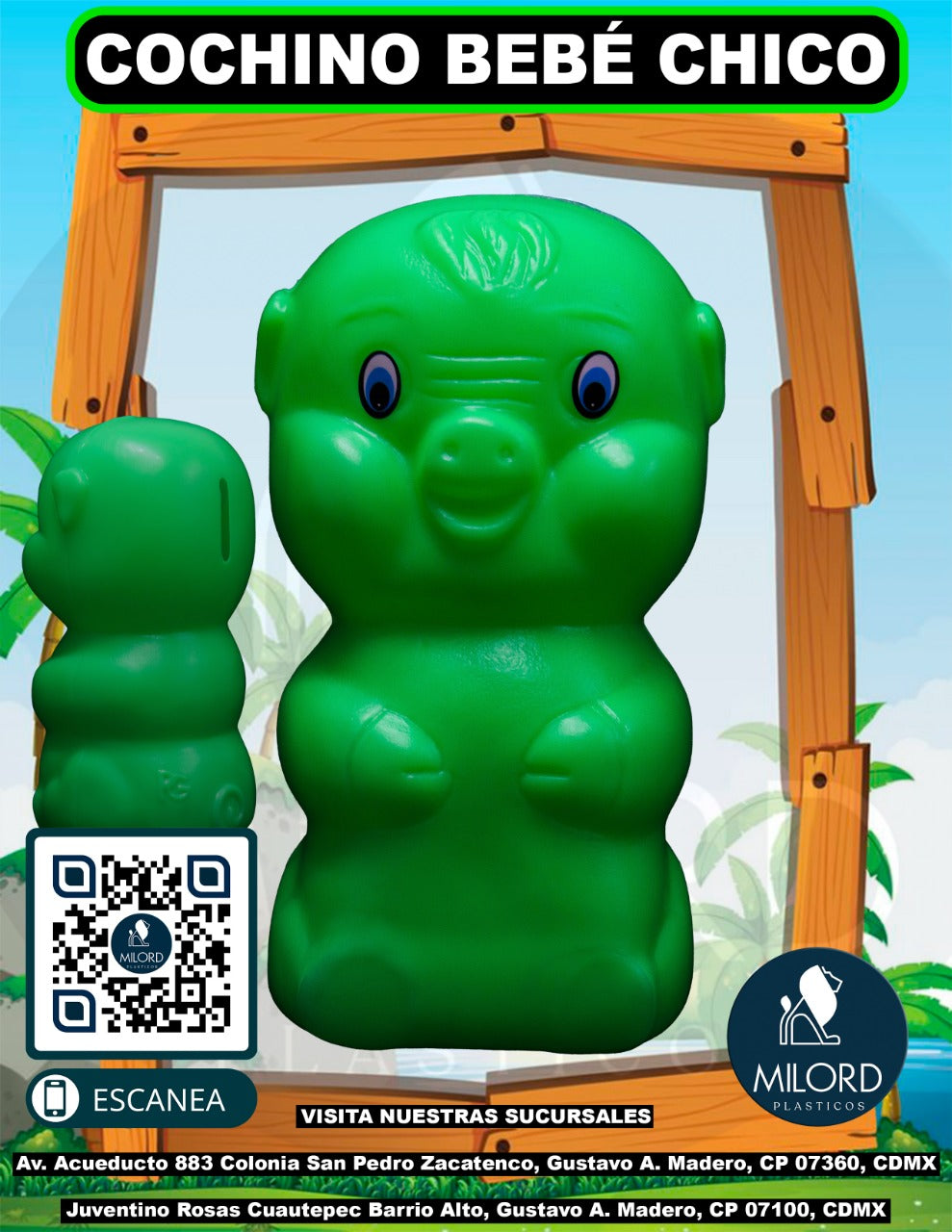 COCHINO BEBE CHICO - PG – Milord Plásticos