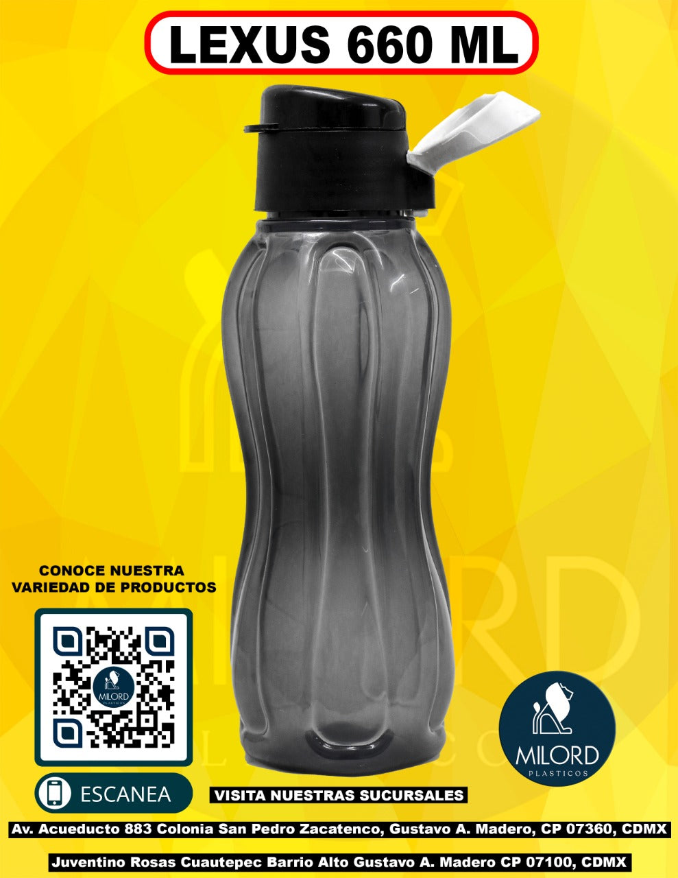 LEXUS 660 ml - PLASTYHOME – Milord Plásticos